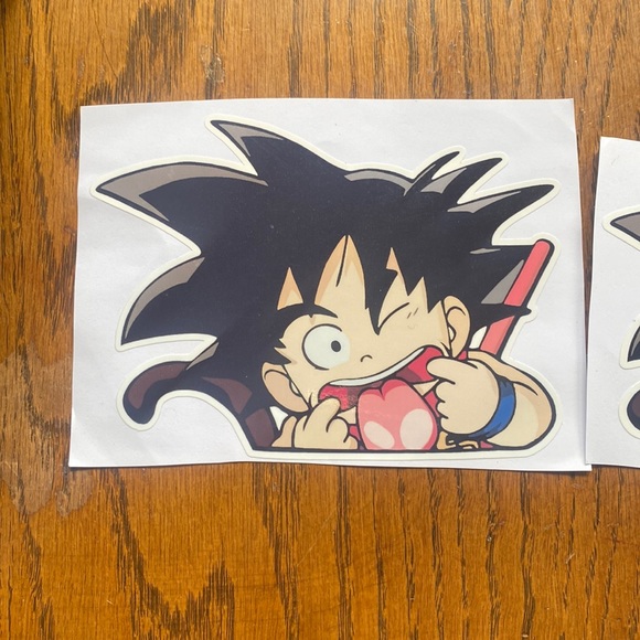 Other | Kid Goku Car Decal 3 Sizes | Poshmark